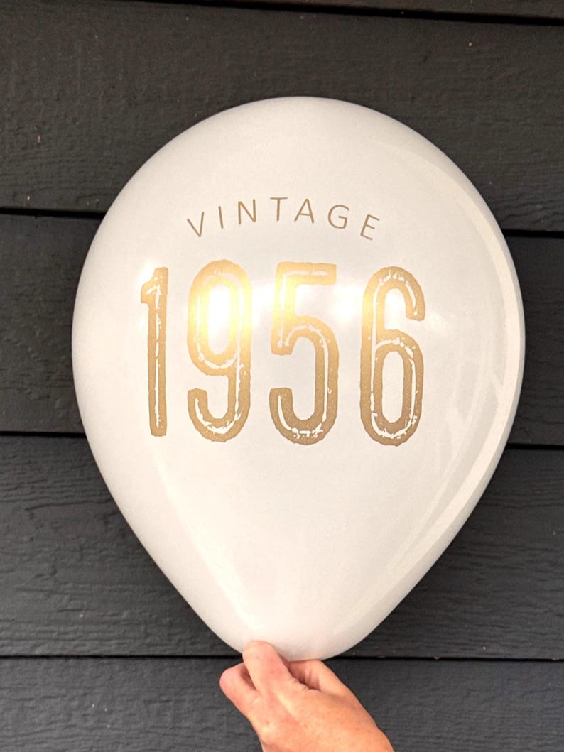 70th Birthday Napkins: Vintage 1956 Party Decor - Various Colors - Set ...