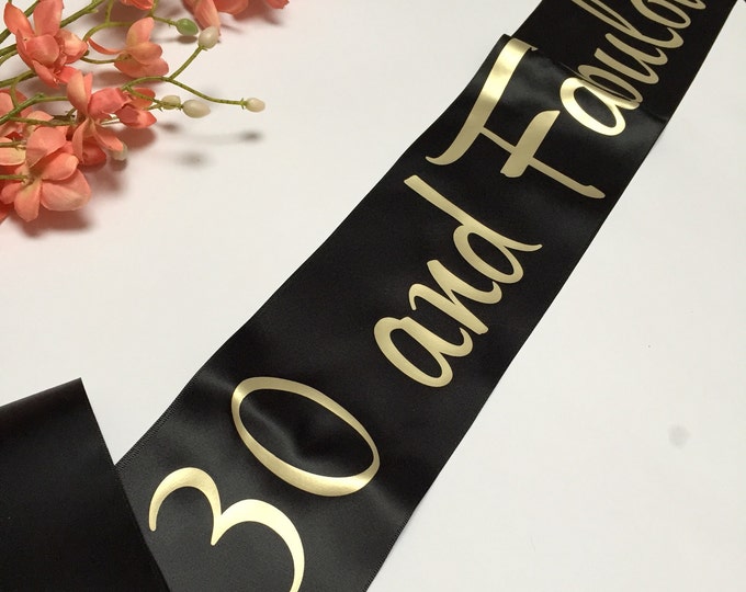 Ridin Thirty Sash 30th Birthday Sash 30 Birthday Sash - Etsy