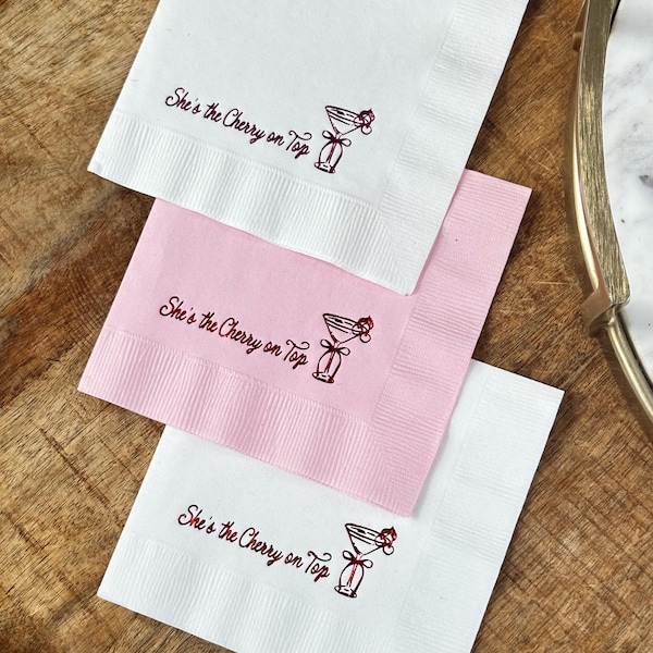 Cherry Themed Napkins - Etsy