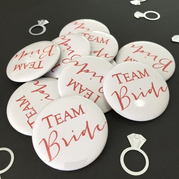 Team Bride Button - Etsy