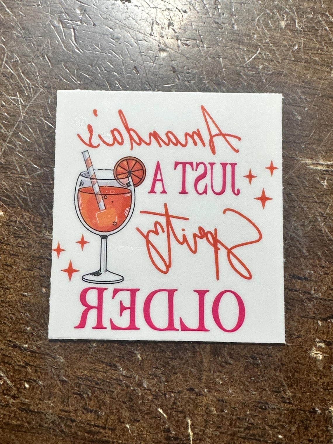Just a Spritz Older Temporary Tattoo: Custom Birthday Party Favor - Etsy