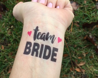 Team Bride Tattoo - Etsy