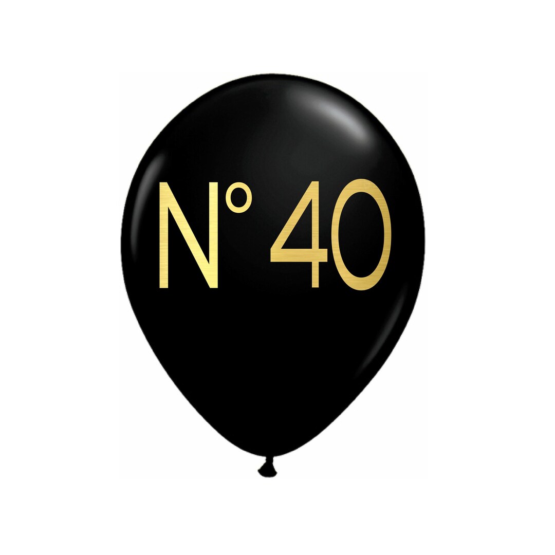40th Birthday Decorations, 40th Birthday Balloons, No 40 Birthday ...