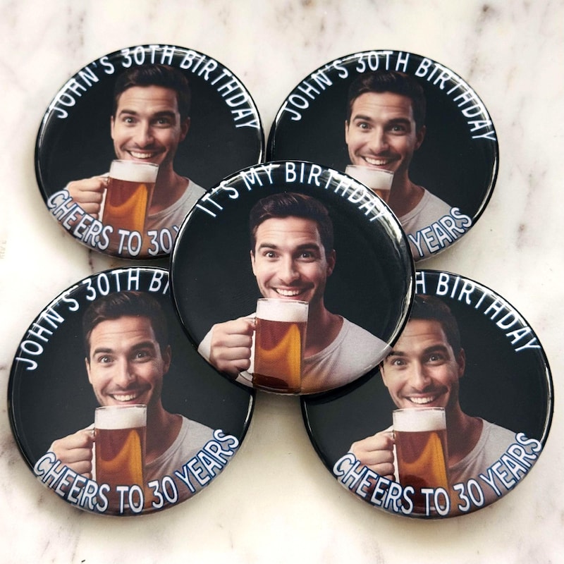 Custom Birthday Pins - Etsy