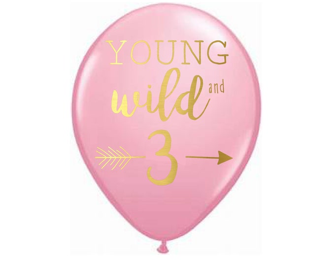 Little Miss Threenager 3rd Birthday Balloons 3rd Birthday - Etsy