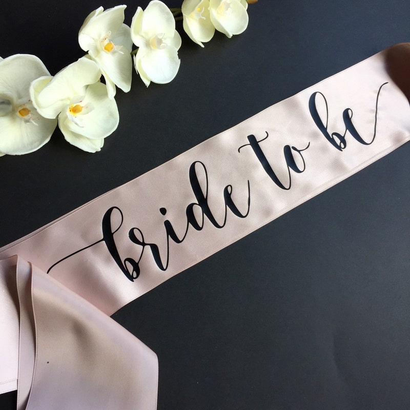 Bride Sash - Etsy