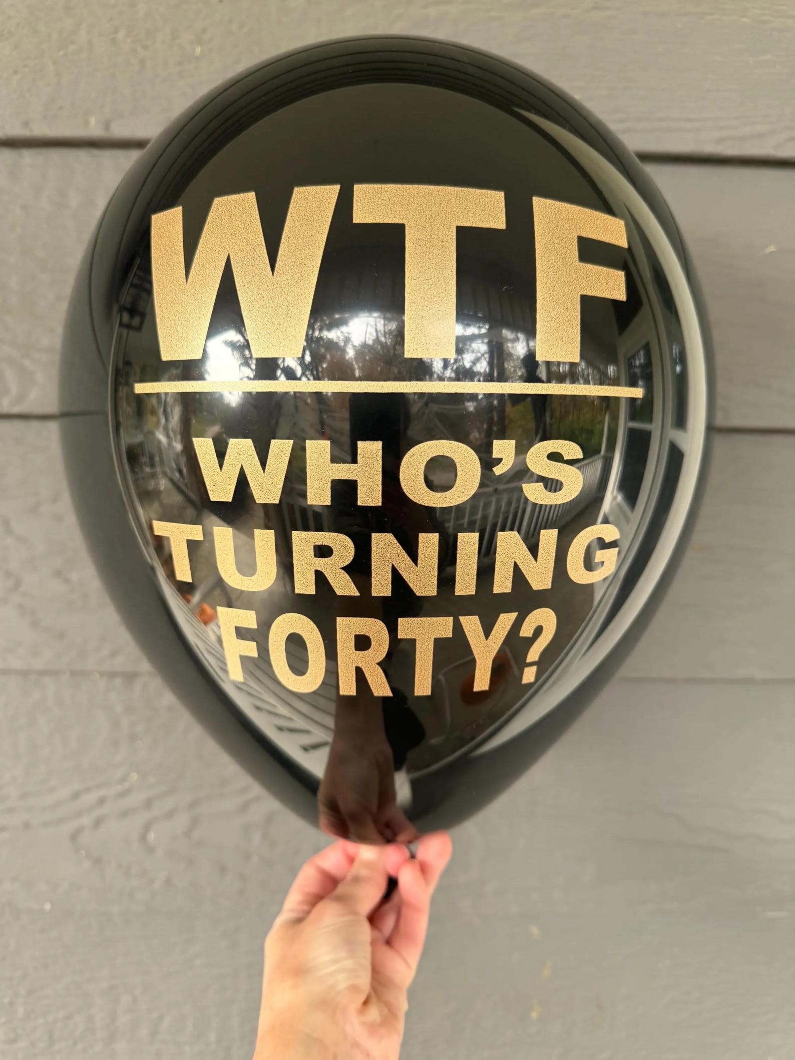 40th Birthday Cups: WTF 40 - Black, White & Gold - Party Favors (set of ...