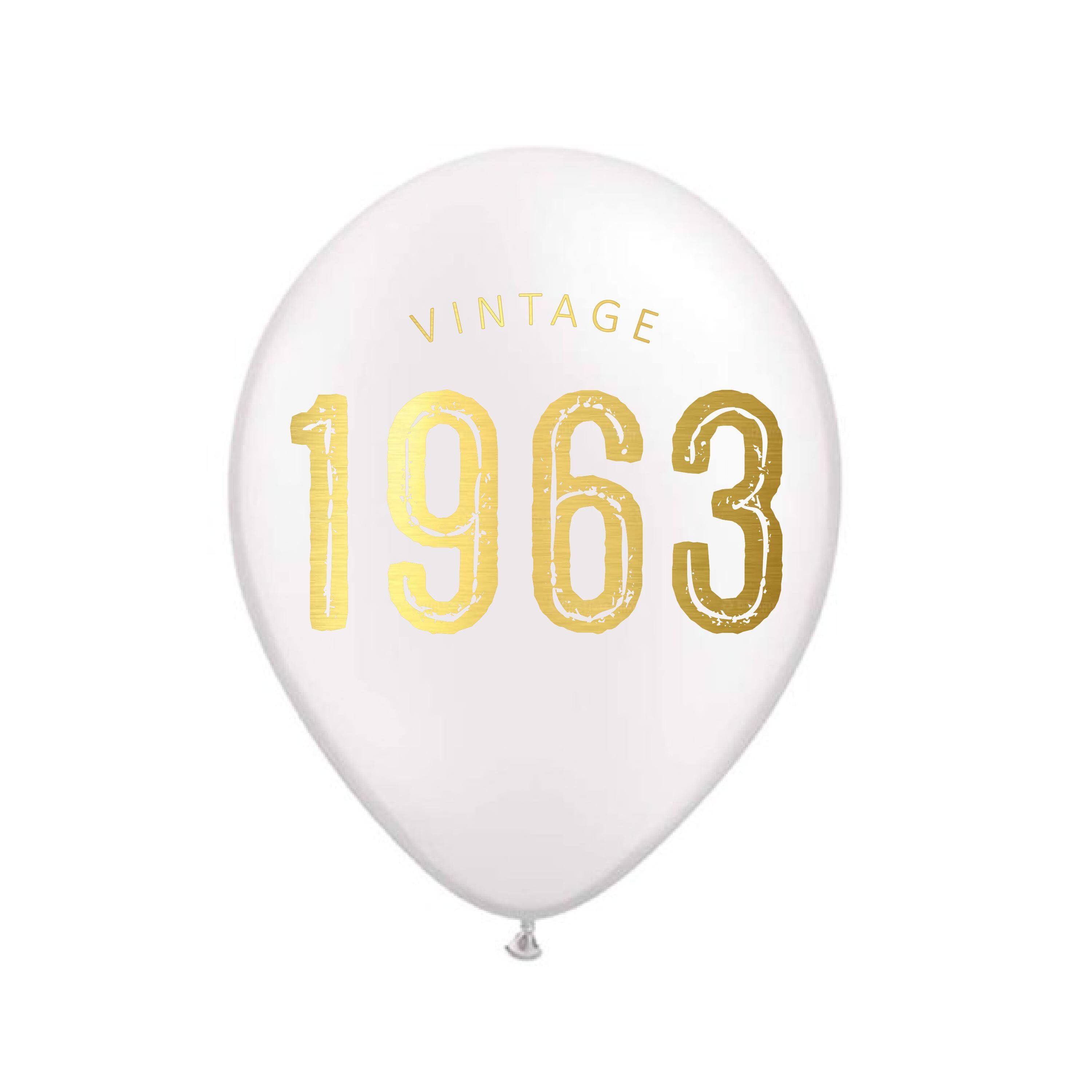 60th Birthday Balloons 60th Birthday Decorations Vintage - Etsy Canada