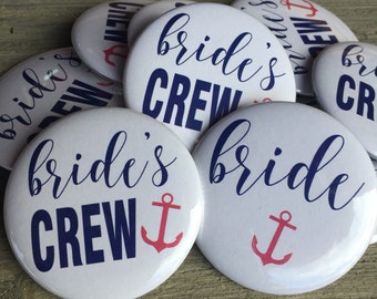 Groom Brew Crew Buttons Bachelor Party Pins Brew Crew | Etsy