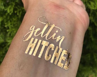Beach Bach Foil Tattoo Bachelorette Party Tattoo Beach - Etsy
