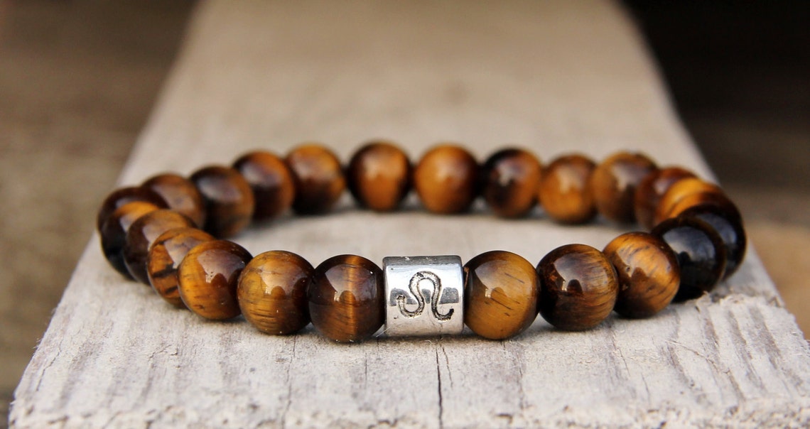 Leo Star Sign Horoscopic Gift Birthstone Jewelry Leo Bracelet - Etsy