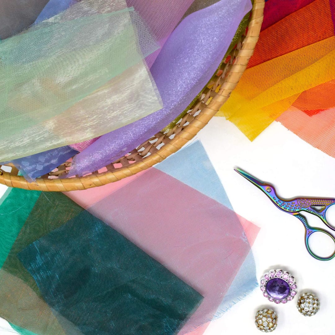 25 X Sheer Scraps Mixed Delicate Offcuts | Bright, Neutral, Opulent ...