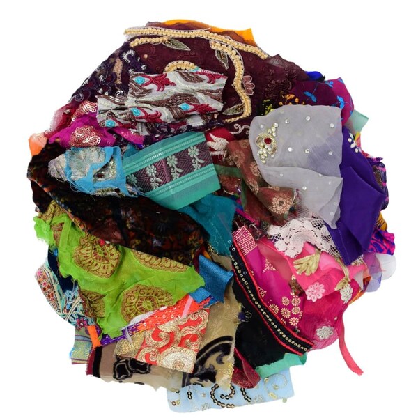 Indian Scraps of Fabric - Etsy