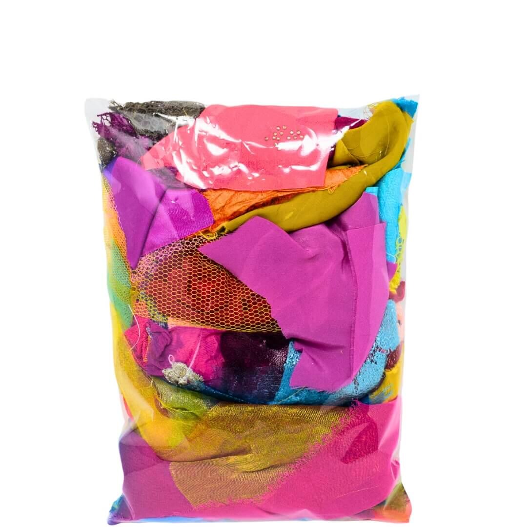 Lace Chiffon Organza Voile Slow Stitch Fabrics Lightweight Vibrant ...