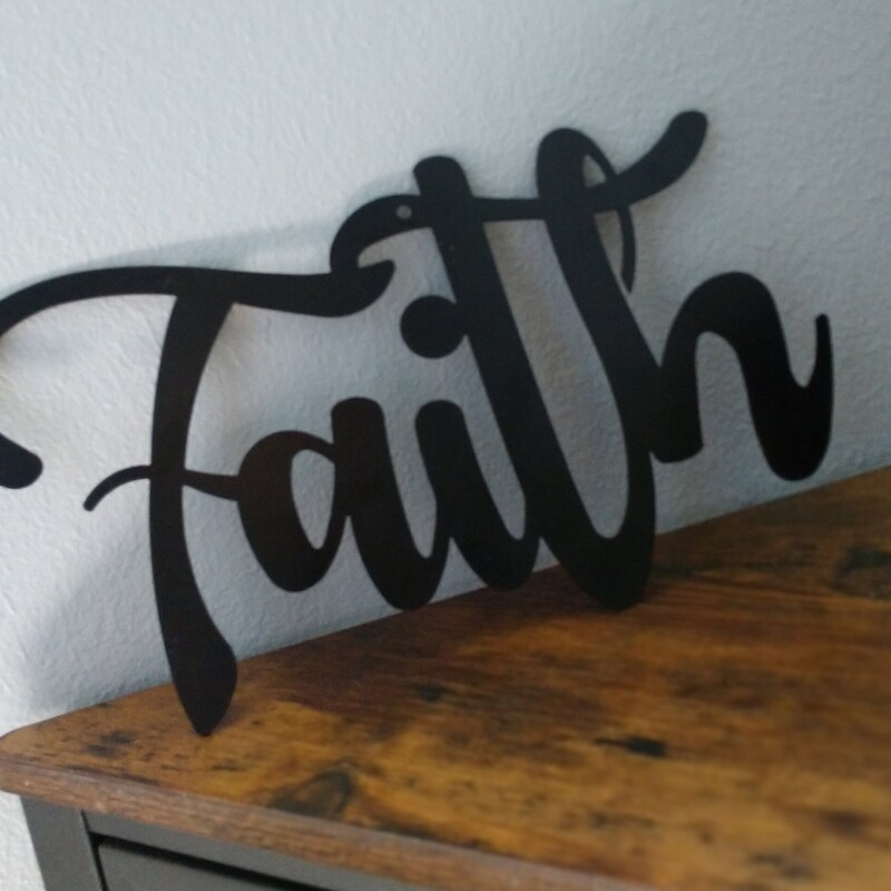 Faith Sign - Etsy