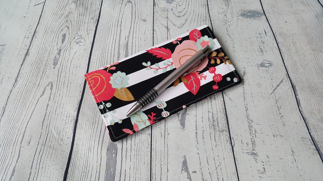 Checkbook Cover Fabric Checkbook Wallet Checkbook Holder - Etsy
