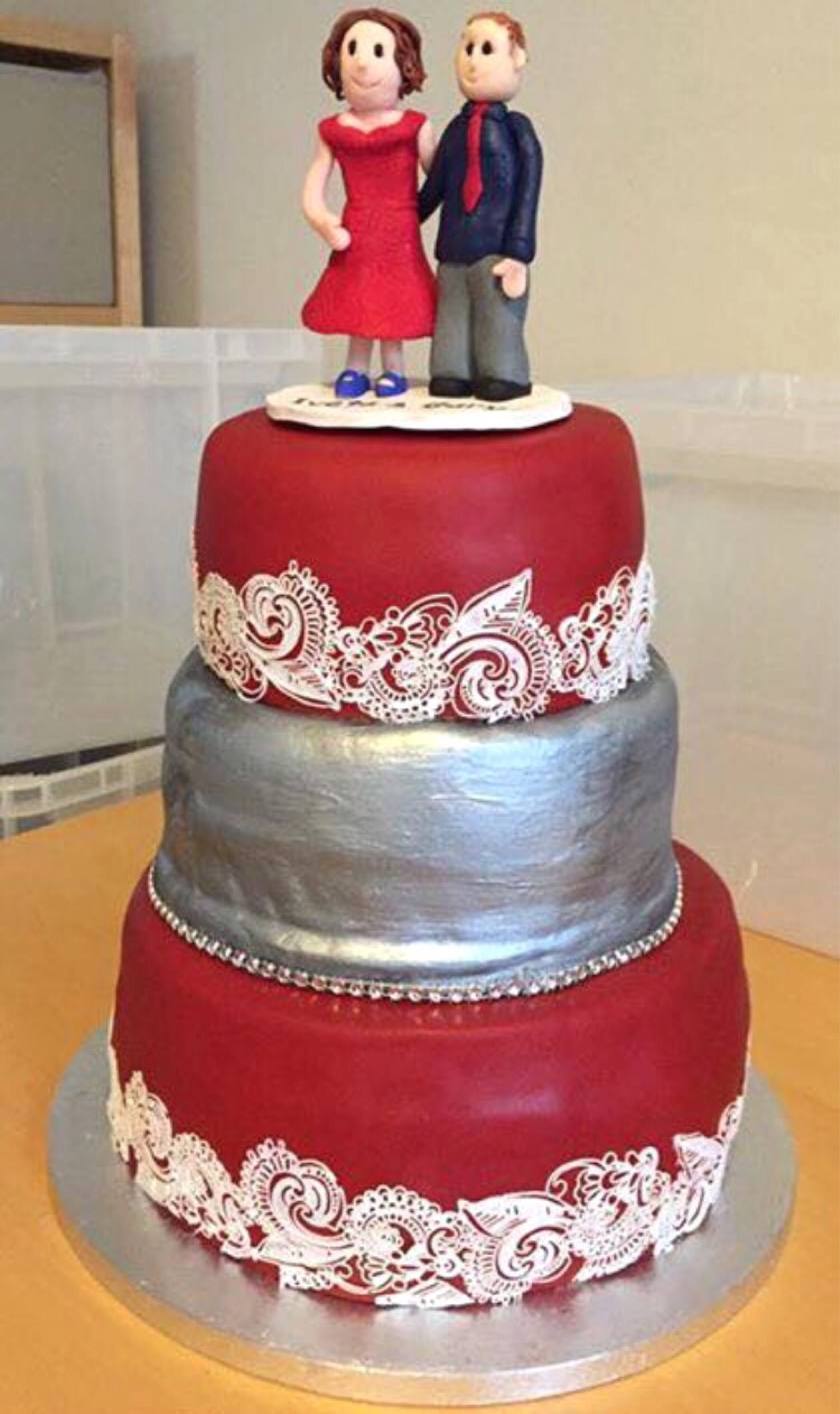 Personalised Model - Handmade Anniversary Figurine With Couple, Base ...