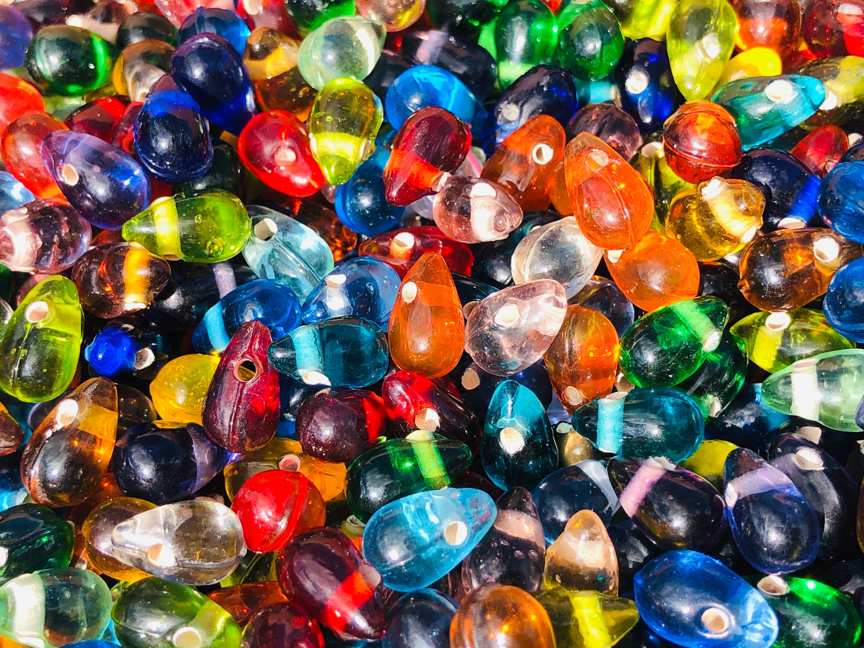 SUPPLY: 50grams Colorful Mix Color Drop Beads Small Beads | Etsy