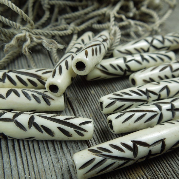 Indian Bone Beads - Etsy