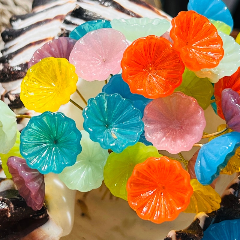 Japanese Flower Headpins - Etsy