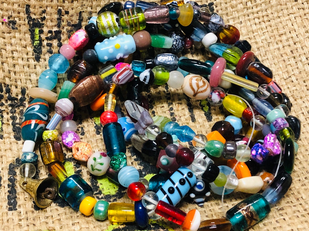 2 Meter Bell Hanging Colorful Wind Chime-glass Beads -beach Decor-glass ...