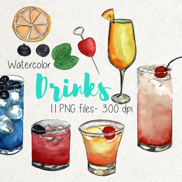 Beverage Clip Art - Etsy