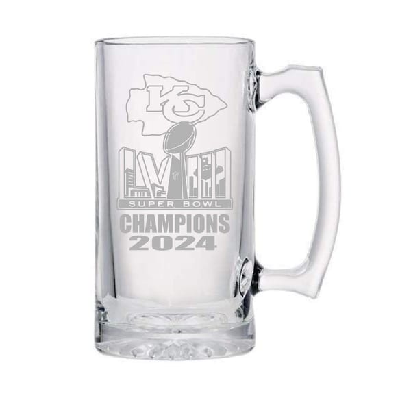 Chiefs Beer Mug - Etsy