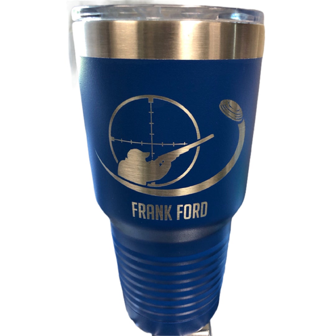 Skeet Shooting Laser Engraved Travel Mugs, 30 Oz. Polar Camel Insulated ...