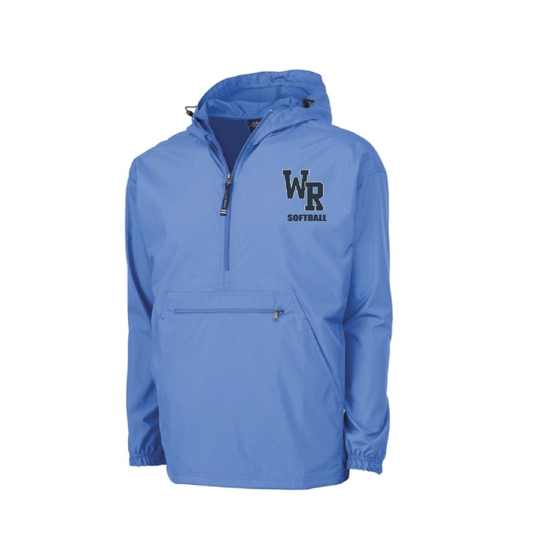 Charles River - Embroidered West Rowan Softball Pack and Go Rain Jacket ...