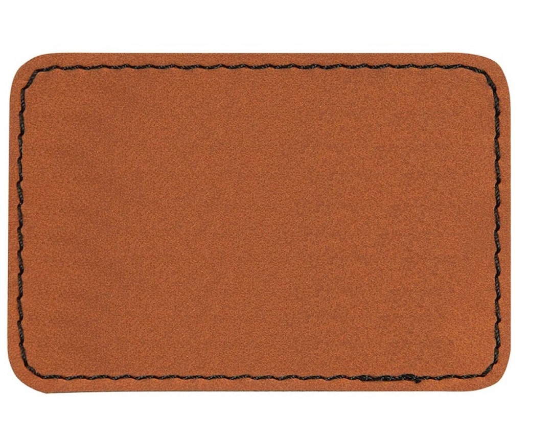Blank Leather Hat Patches Rectangle Laserable Leatherette - Etsy