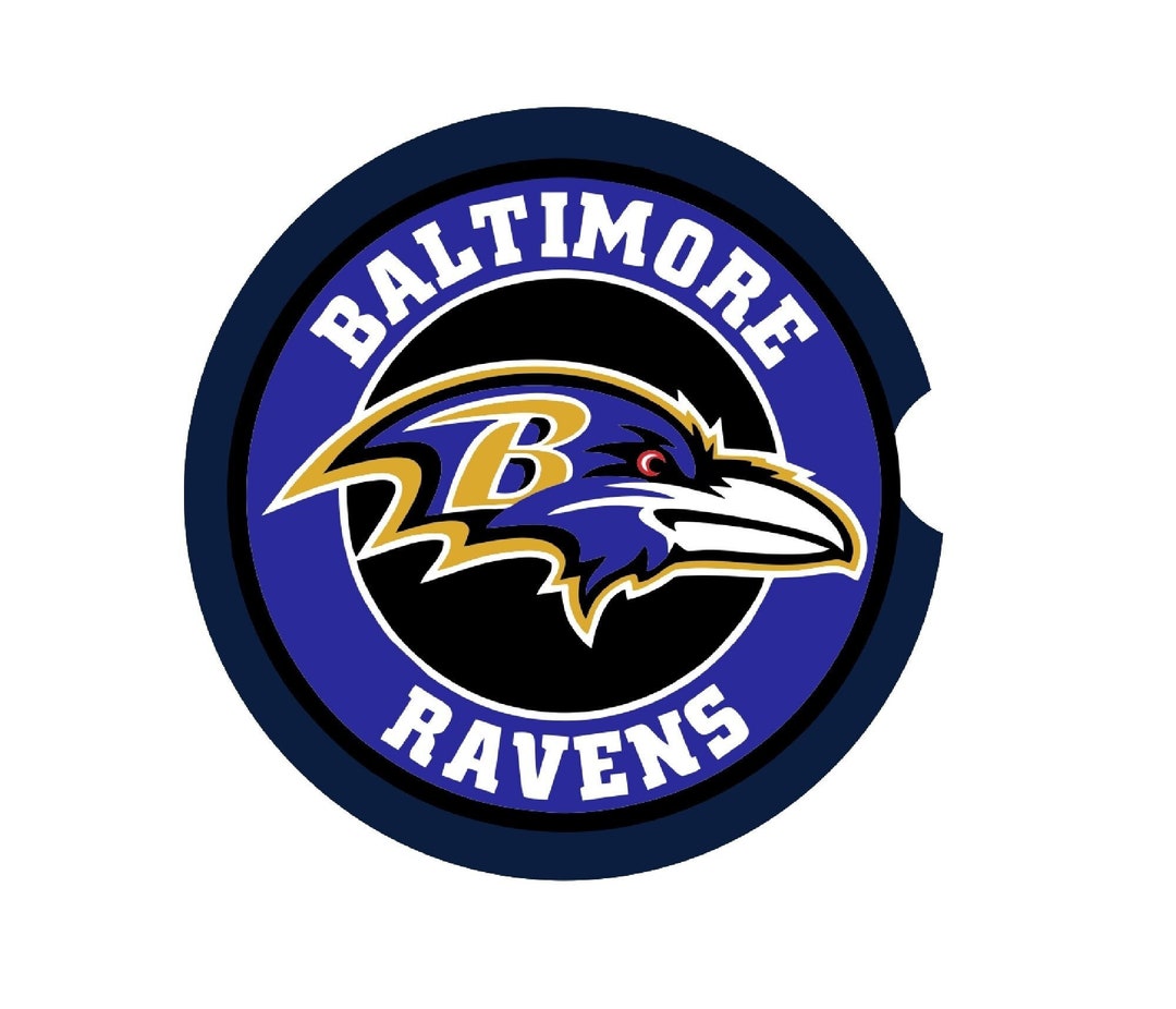 Baltimore Ravens Ceramic Car Coaster Set of 2, Baltimore Ravens Car ...