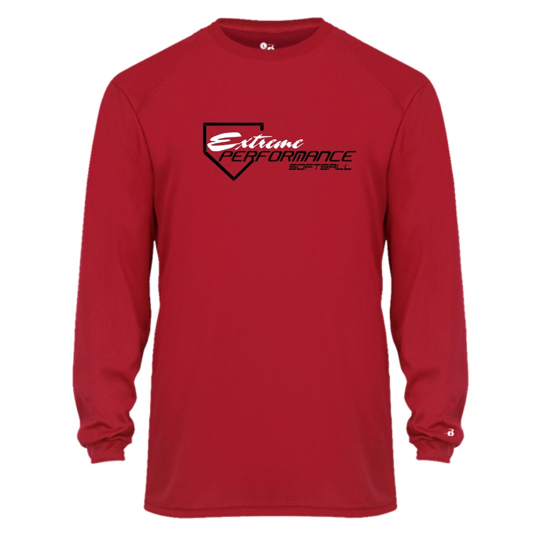 Extreme Performance Red Dri-fit Long Sleeve T-shirt (pickup Only) *note ...