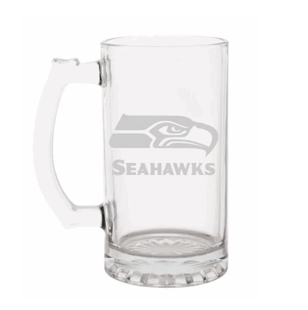 Seattle Seahawks Engraved Beer Mug, Seahawks Gift, Beer Mug, 16 or 26oz ...