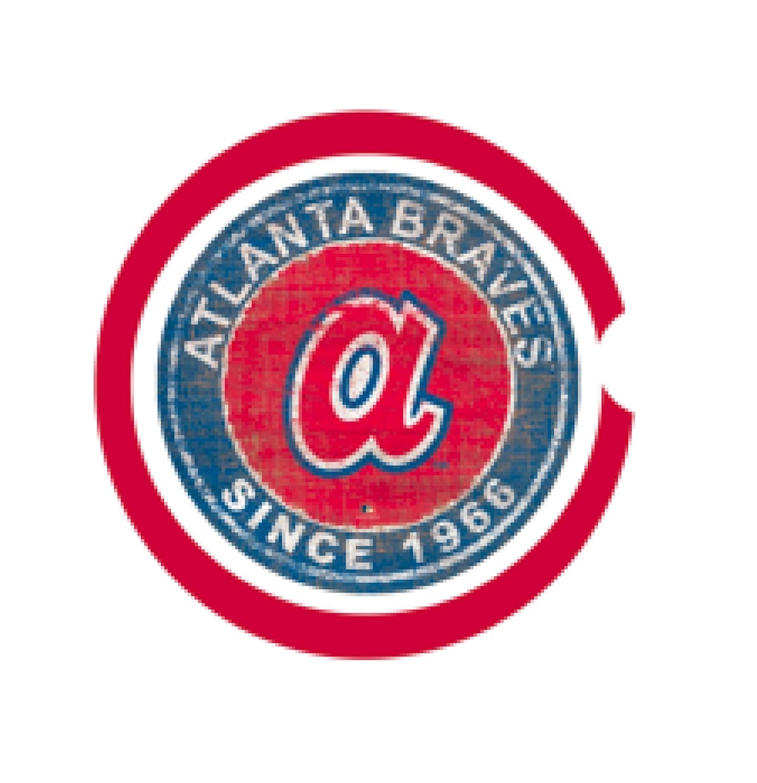 Atlanta Braves Ceramic Car Coaster Set of 2, Braves Car Coaster, Car ...