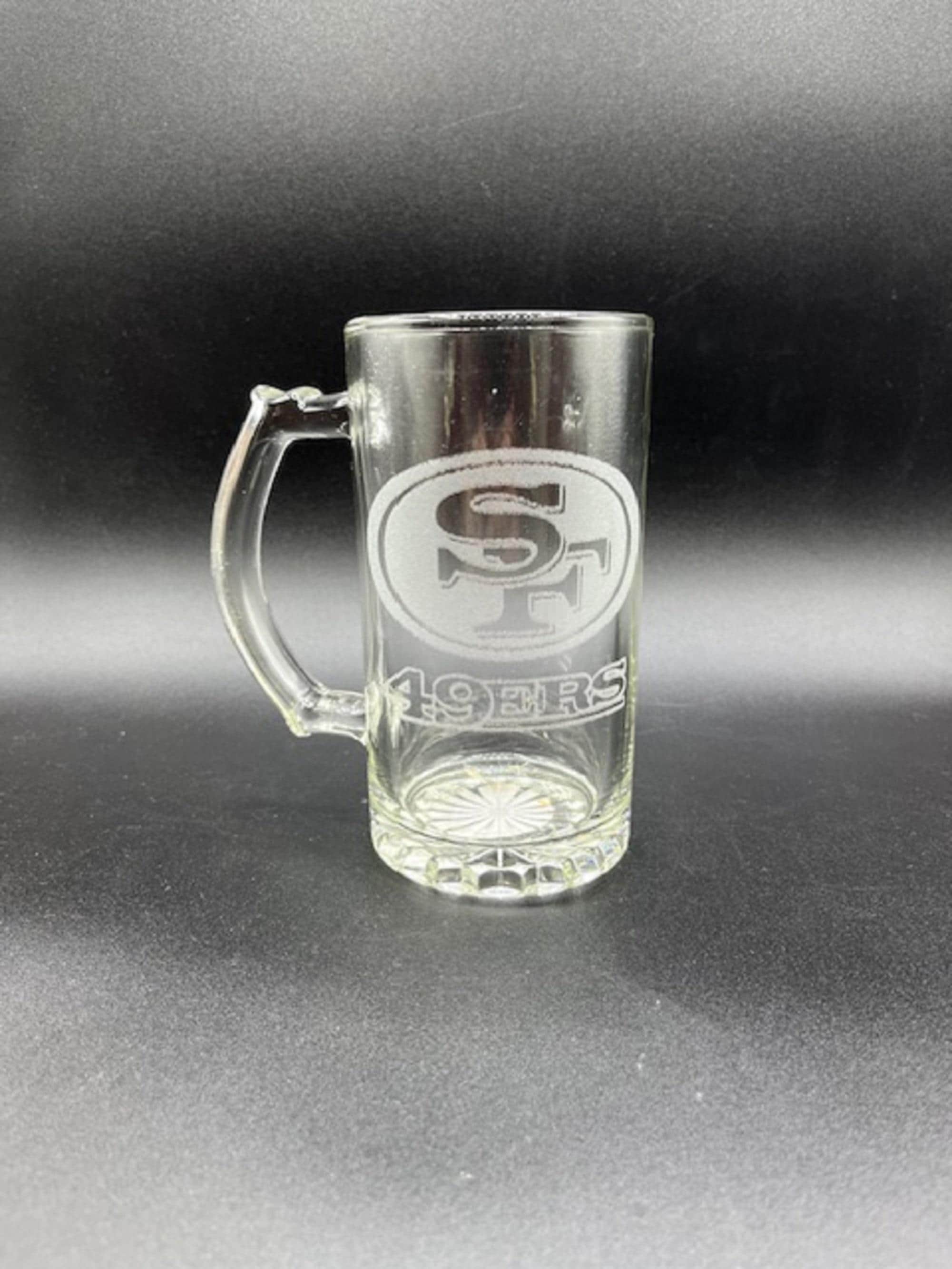 San Francisco 49ers Engraved Beer Mug, 16 or 26oz Engraved Beer Mug or ...