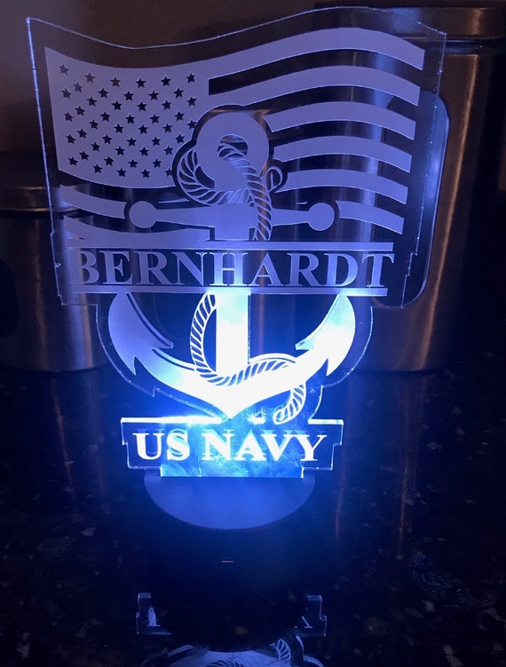 Sailor Light Navy LED Light Child's Personalized LED | Etsy