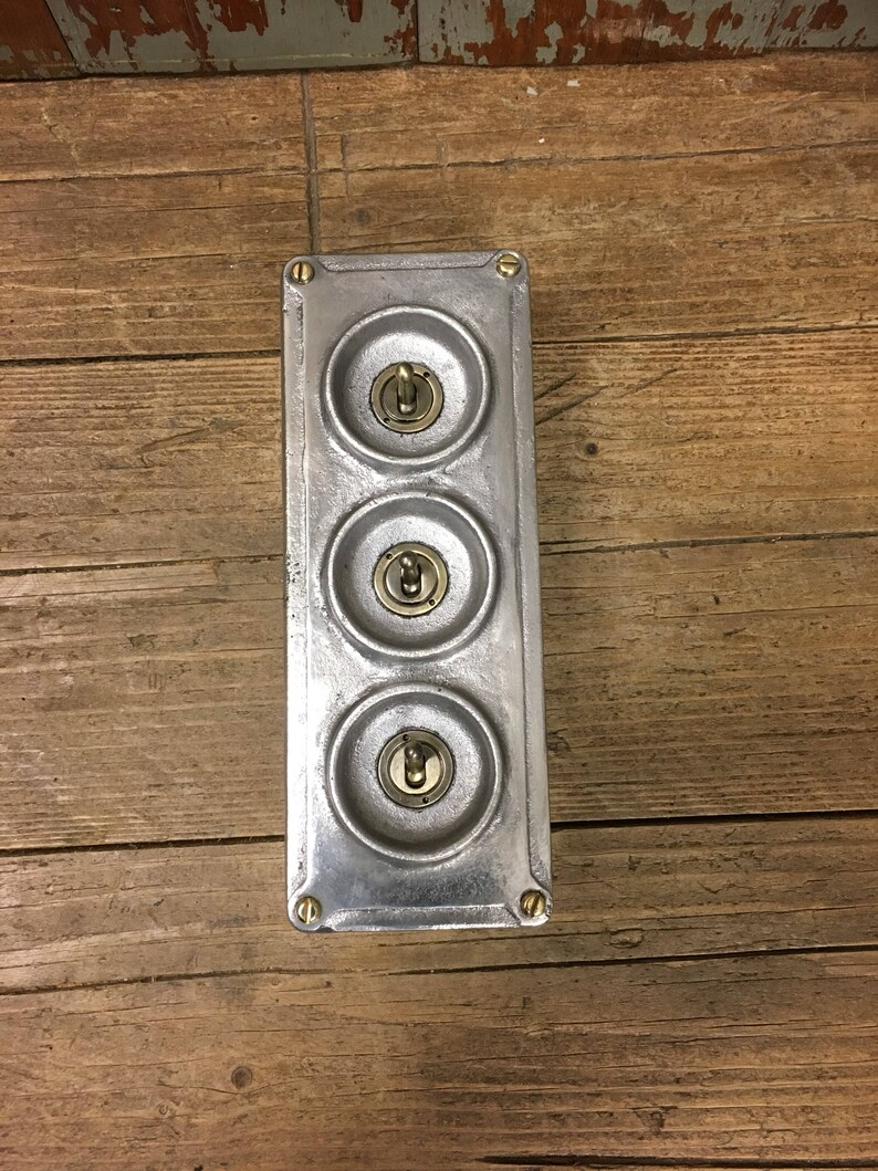 Vintage Style Toggle Light Switch in Industrial Cast Metal - Etsy