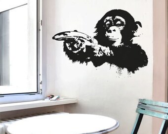 Chimp stencil | Etsy