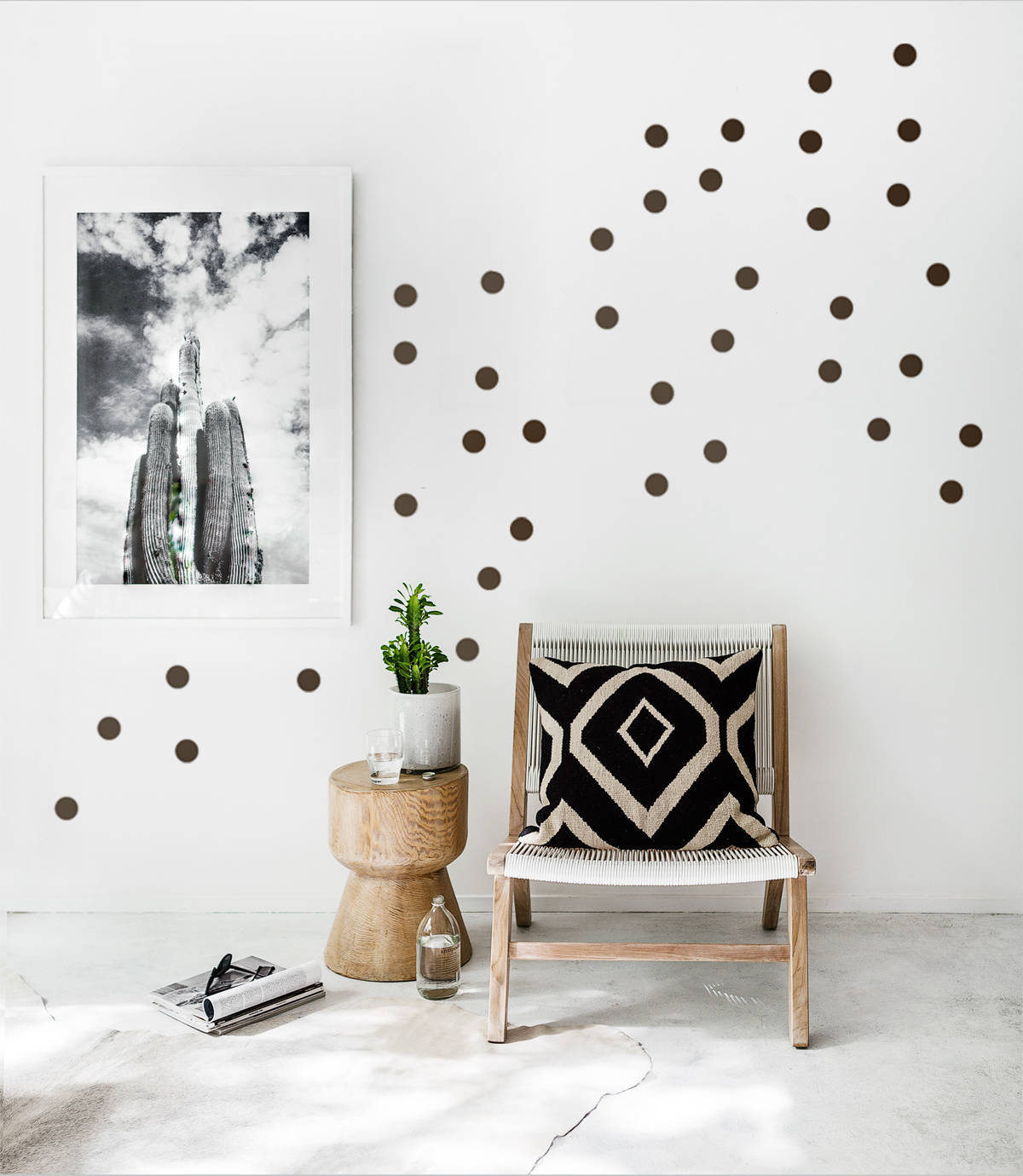 Wall Decals Black Polka Dots for Home Decor Wall Sticker Dots | Etsy