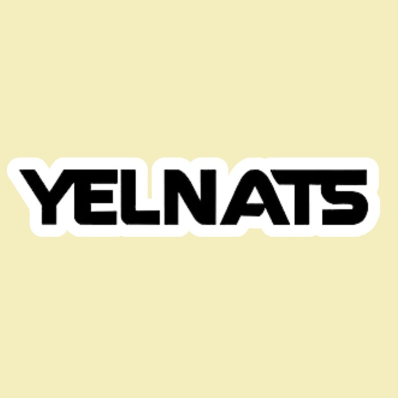 Yelnats Sticker for Stanley Tumbler Yelnats Decal, Funny Popular ...