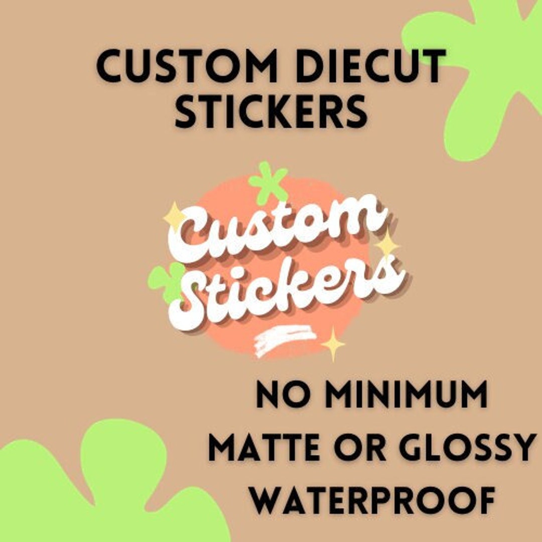 Custom Die Cut Stickers / Custom Logo Stickers / Business Logo / Vinyl ...