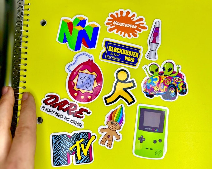 90s Stickers, 90s Tumbler, 90s Birthday, 90s Nostalgia, Retro Stickers ...