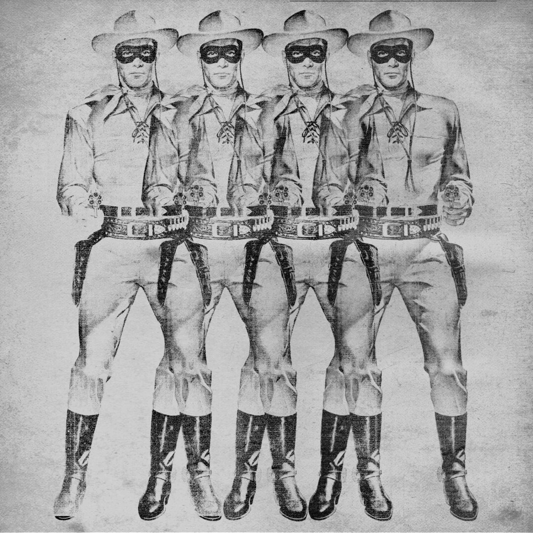 The Lone Ranger Print Pop Art Poster Western Decor Wild West Graphic ...