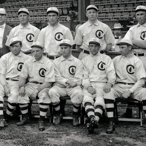 Vintage Chicago Baseball Team Photo Print Poster Ball Park Fan Gift ...