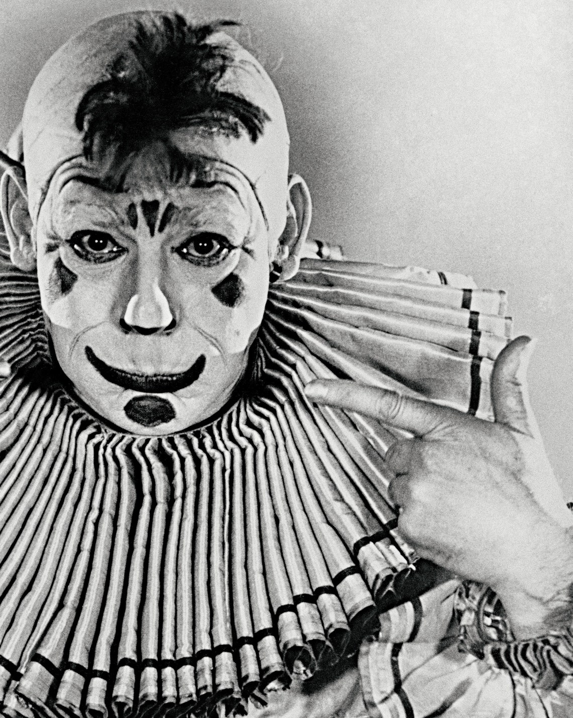 Creepy Clown Scary Weird Vintage Photo Print Halloween Strange Circus ...