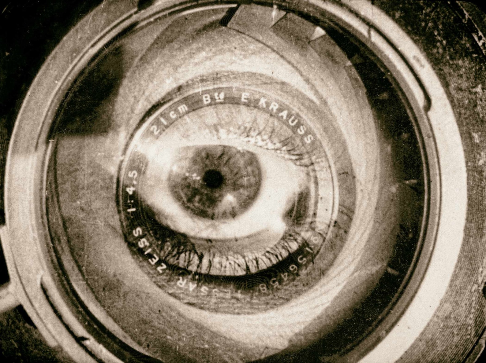 Movie Camera Lens Weird Vintage Photo Print Poster Black and White ...