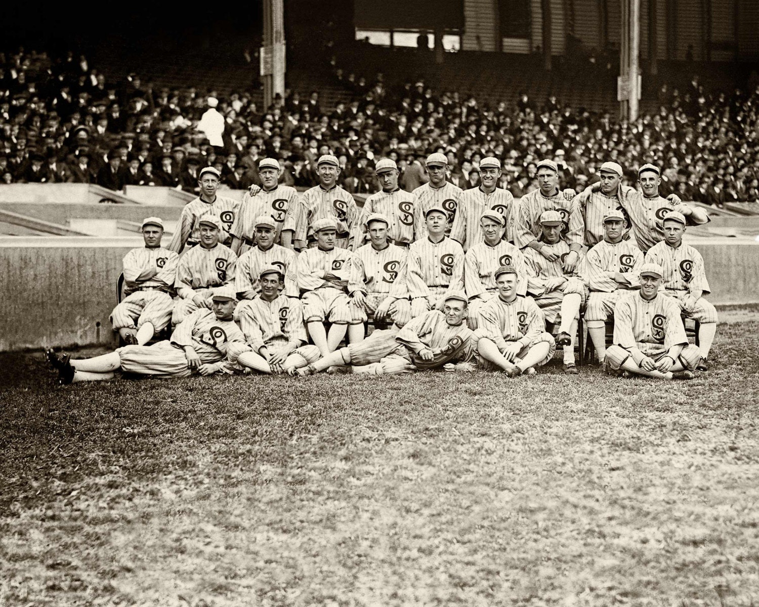 Vintage Chicago Baseball Team Photo Print Poster Ball Park Fan Gift ...