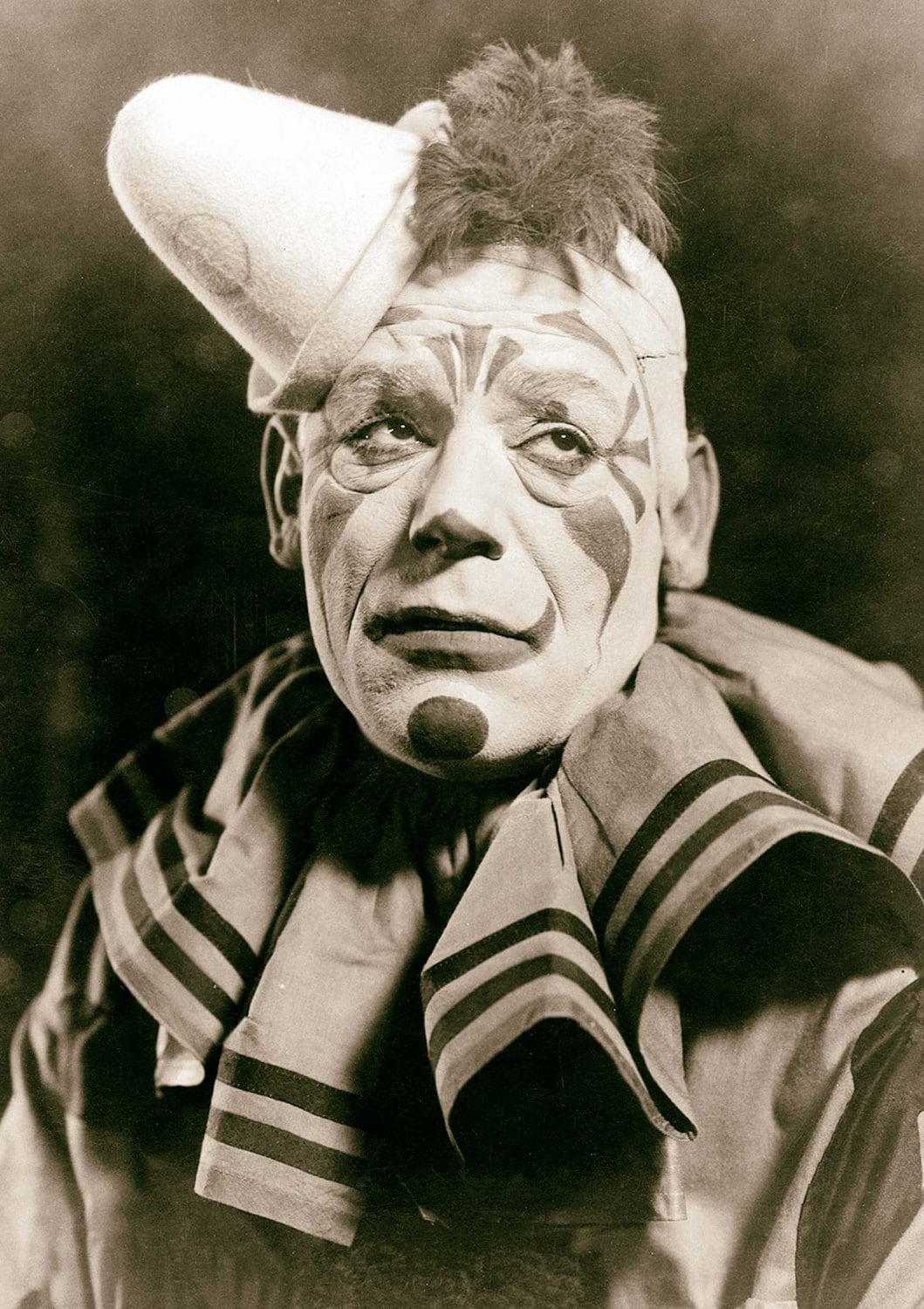 Sad Circus Clown Face