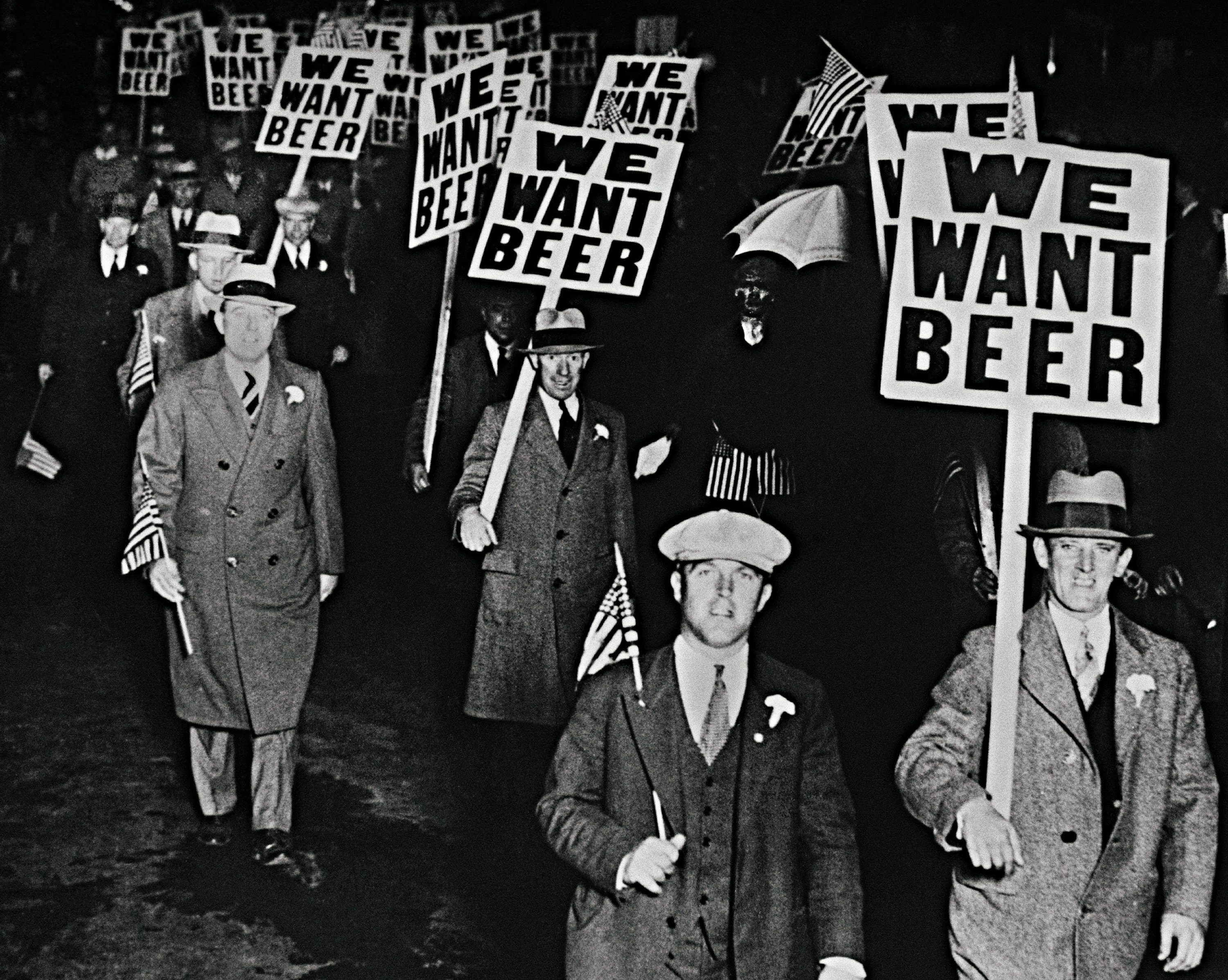 Beer Poster Print Vintage Photo Prohibition. Home Brewery Gift, Wall ...