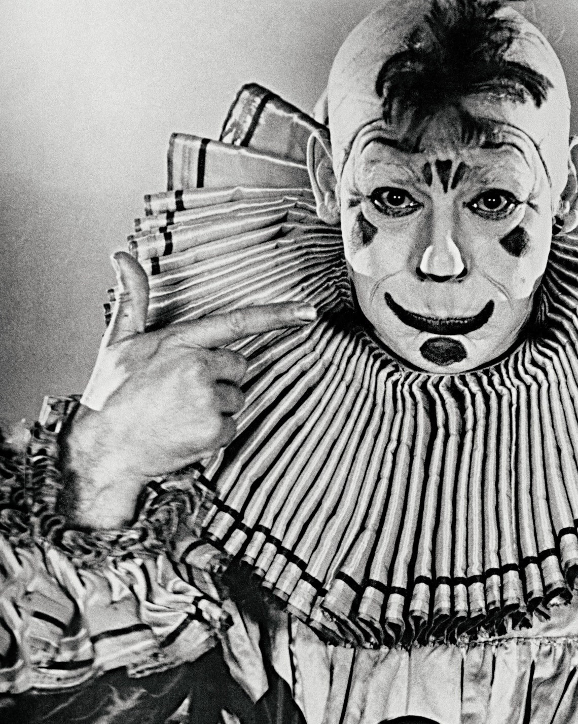Creepy Clown Scary Weird Vintage Photo Print Halloween Strange Circus ...
